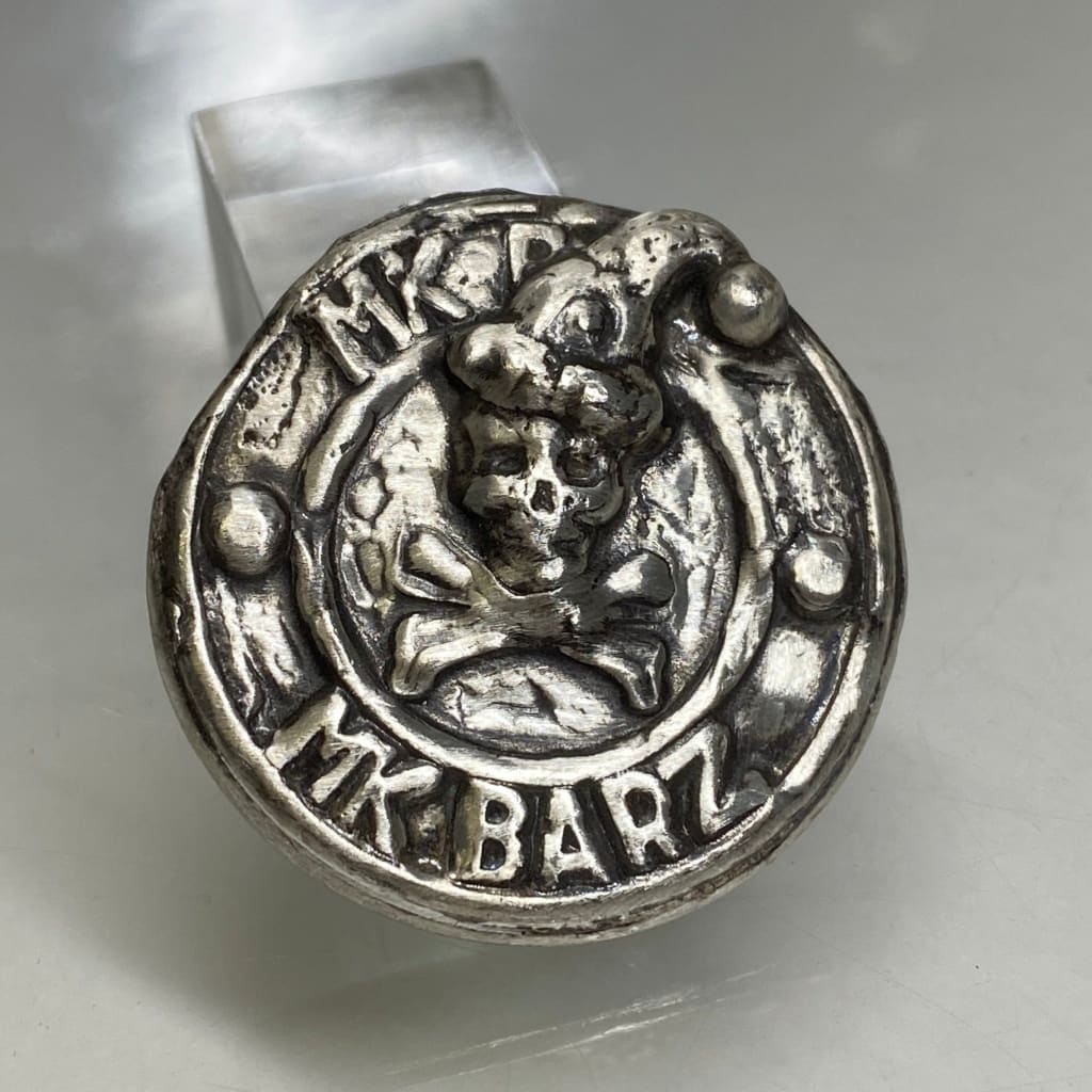2 Ozt MK BarZ Santa Hat Logo Bar Stamped .999 Fine Silver – MK BARZ AND ...