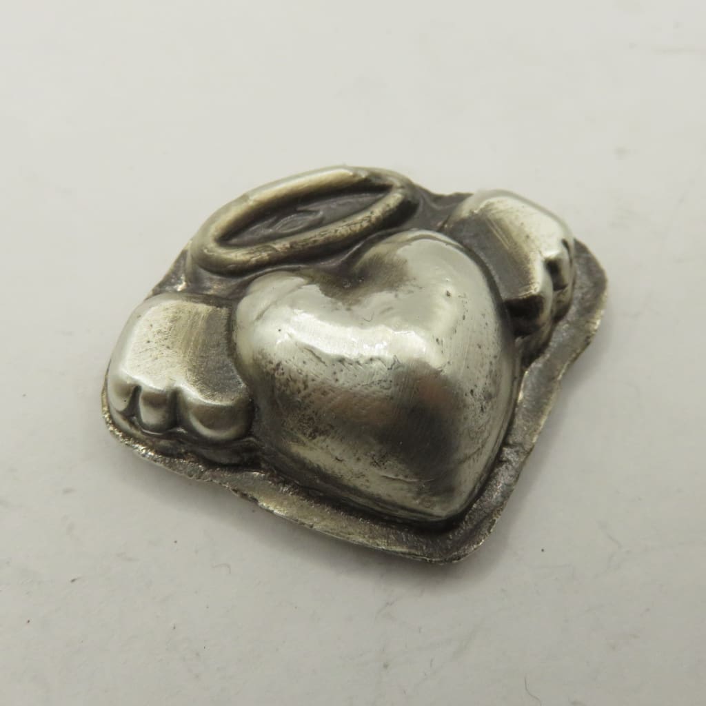 2 Oz MK BarZ "Heavenly Heart" Bar .999 Fine Silver – MK BARZ AND BULLION